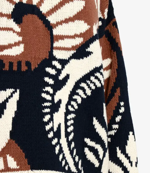Max Mara Patterned Crewneck Jumper - No