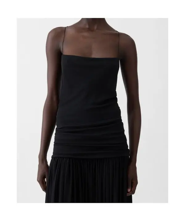 Jacquemus Abiha Gathered Waist Low-back Maxi Dress
