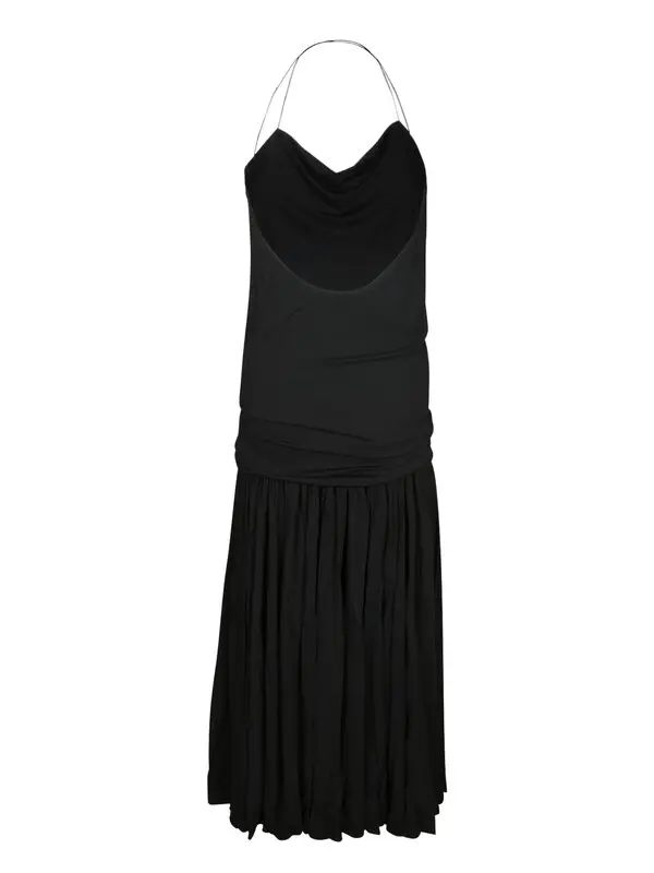 Jacquemus Abiha Gathered Waist Dress - Black