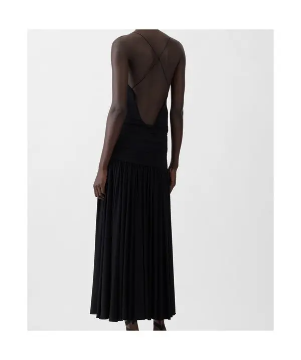 Jacquemus Abiha Gathered Waist Dress - Black