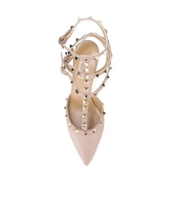 Valentino Garavani Rockstud Ankle Strap Pumps