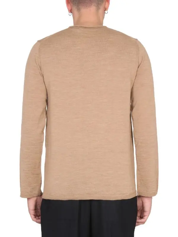 Comme Des Garçons Pixelated Graphic Crew Neck Sweater