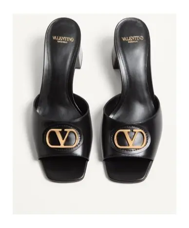 Valentino Garavani 60mm Vlogo Signature Sandals - Black