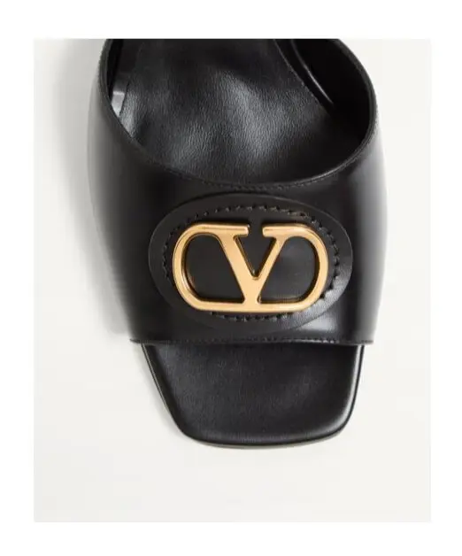 Valentino Garavani 60mm Vlogo Signature Sandals - Black