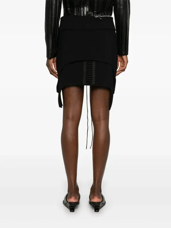 Helmut Lang Asymmetric Aviator Skirt