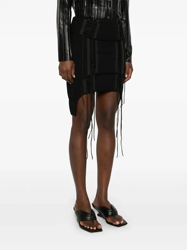 Helmut Lang Asymmetric Aviator Skirt