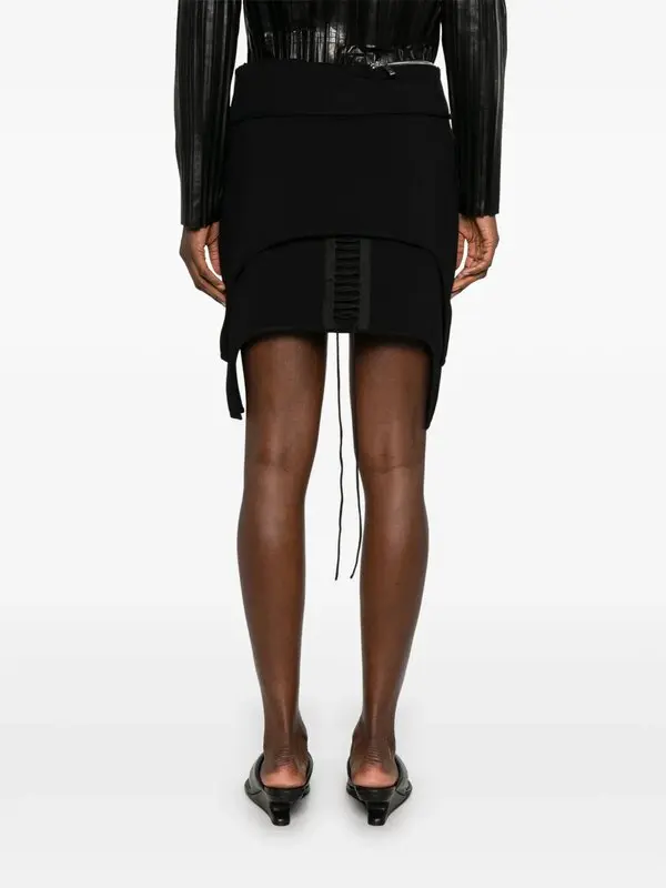 Helmut Lang Asymmetric Aviator Skirt