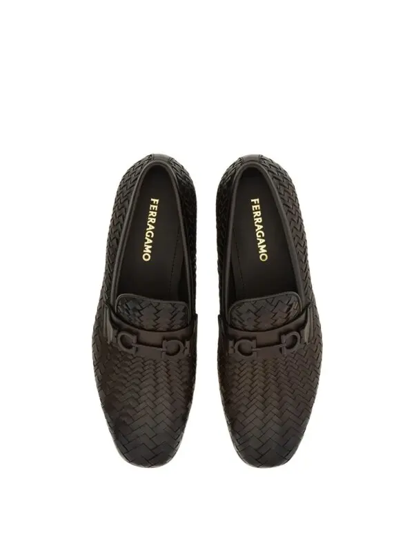 FERRAGAMO Gancini Ornament Moccasins