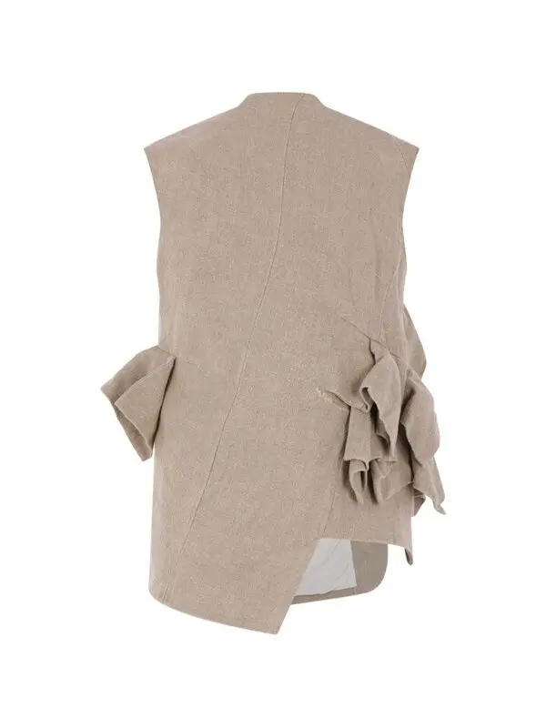 Comme Des Garçons Ruffled Vest