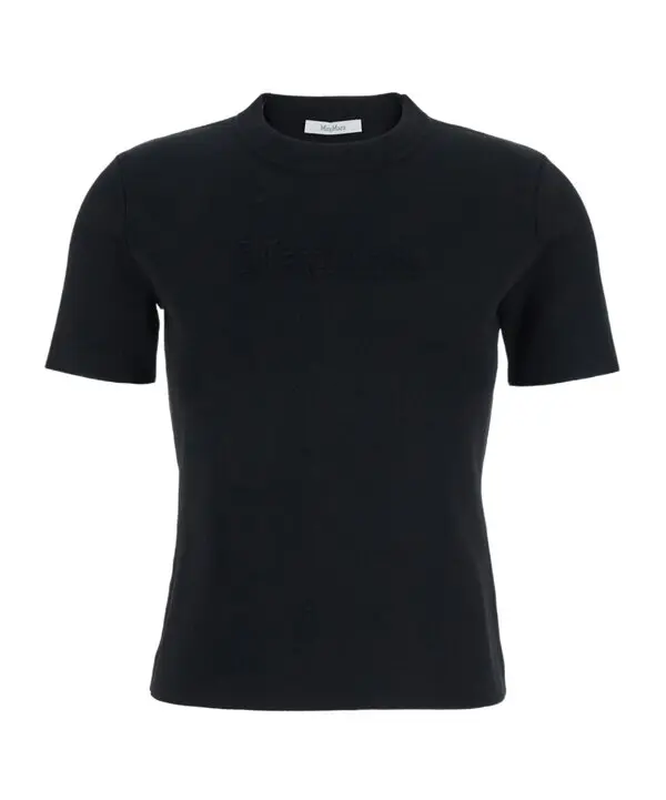 Max Mara Adelio Crewneck Short-sleeved T-shirt - Black