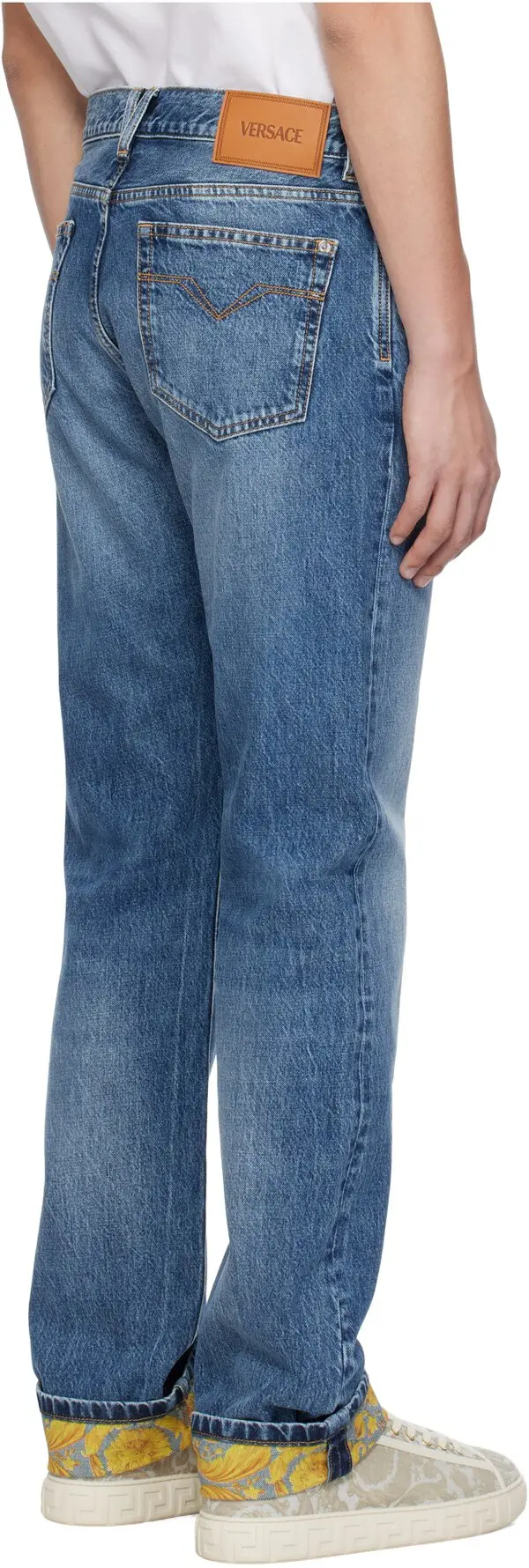 Versace Logo-patch Jeans