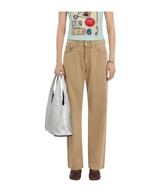 MAISON MARGIELA Straight-leg Pants - Sand-colored