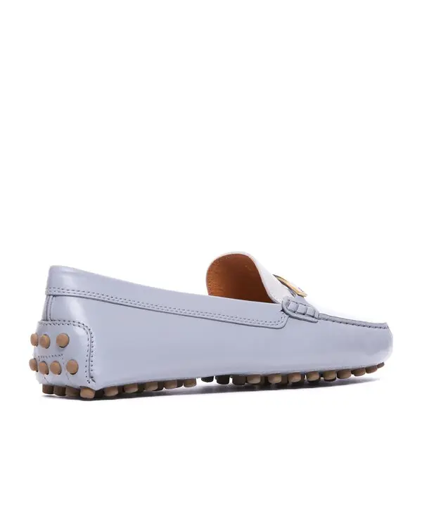 TOD'S Gommino Driving Loafers - Gray