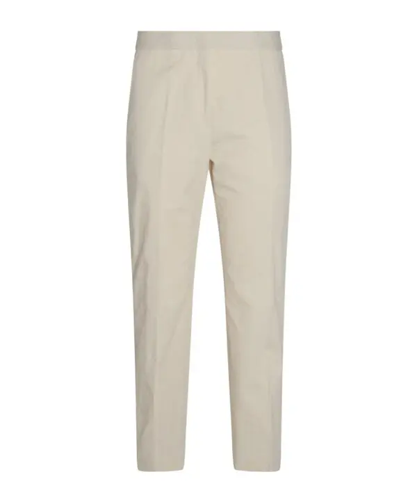 JIL SANDER Tapered Cotton Trousers