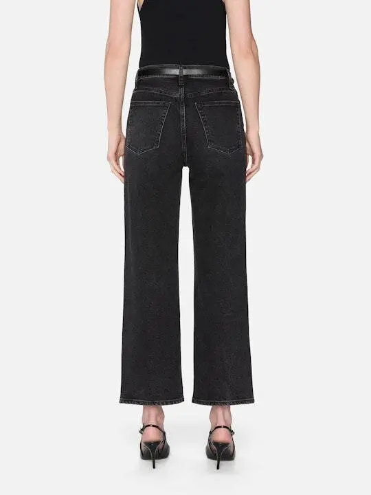 FRAME High-waisted Straight Leg Jeans