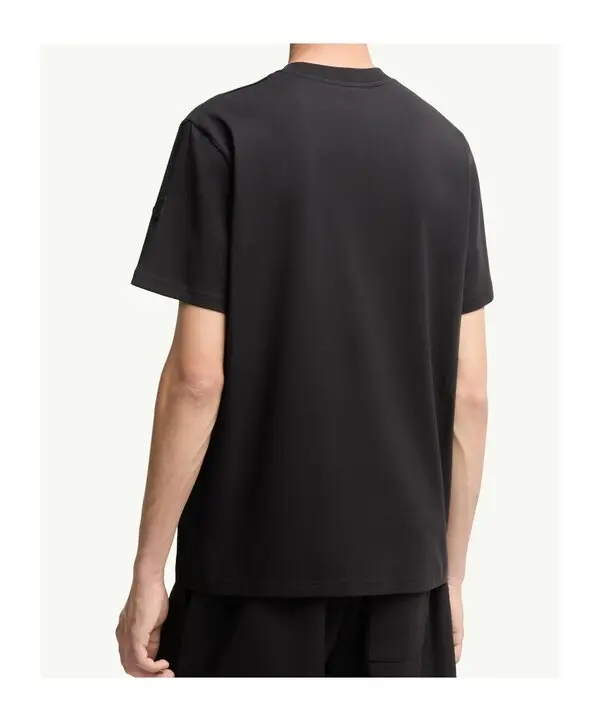 Moncler Logo-printed Crewneck T-shirt - Black
