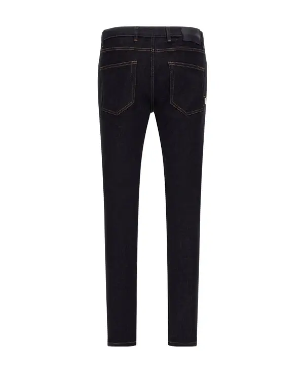 PT TORINO Skinny Jeans With Contrast Stitching - Black