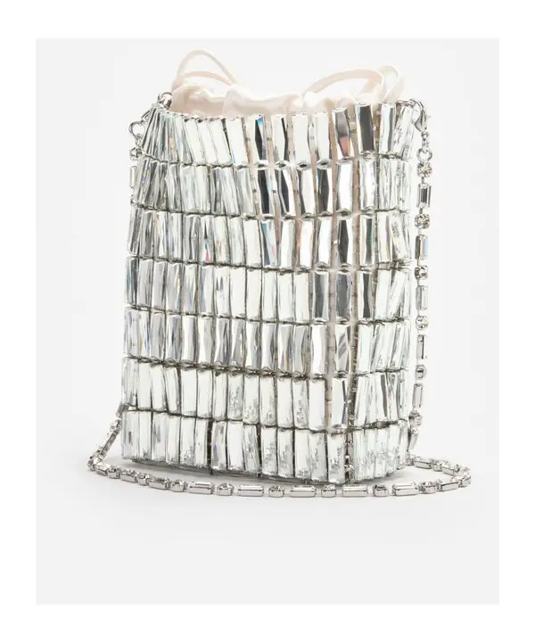 SELF-PORTRAIT Embellished Drawstring Mini Bag