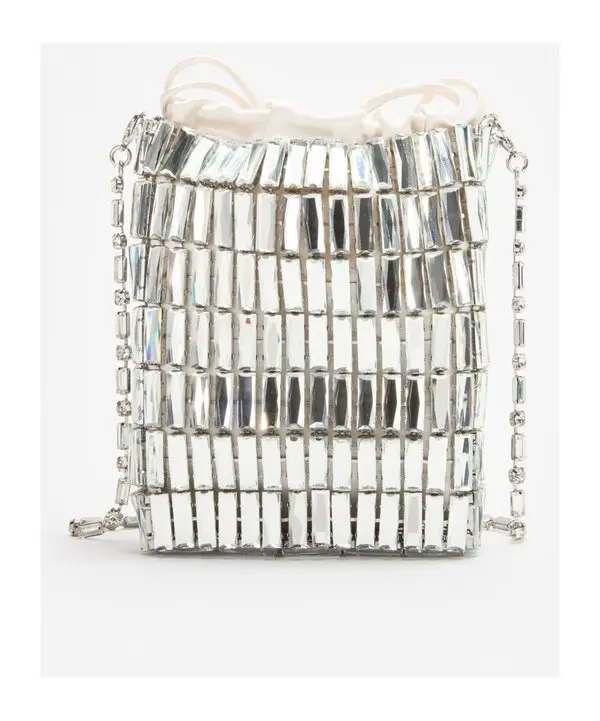 SELF-PORTRAIT Embellished Drawstring Mini Bag