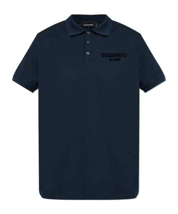 Dsquared2 Logo Detailed Short-sleeved Polo Shirt