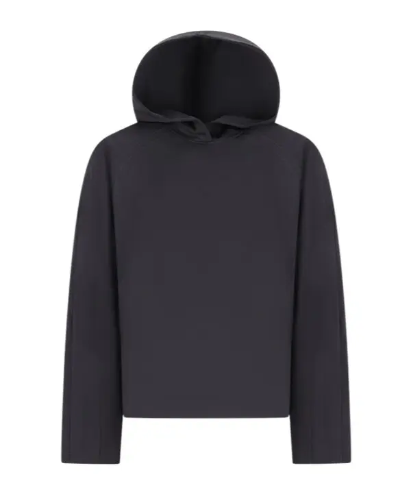 Max Mara Long-sleeved Hoodie - Black