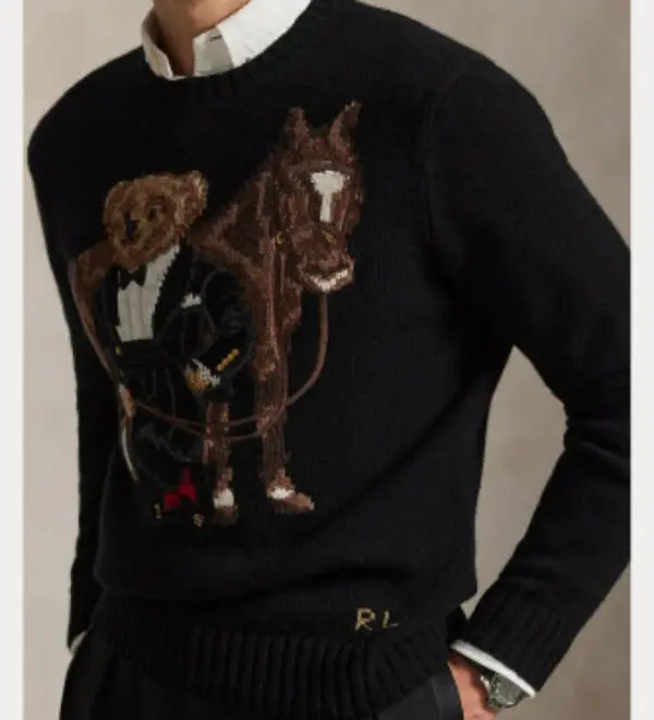 Polo Ralph Lauren Polo Bear And Horse Intarsia Knit Jumper