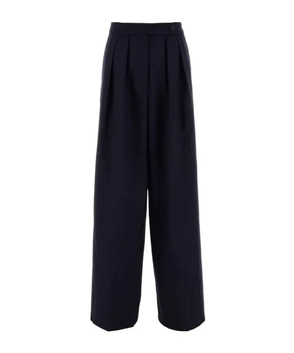 Dries Van Noten Pamplona Pleated Wide-leg Pants - Black