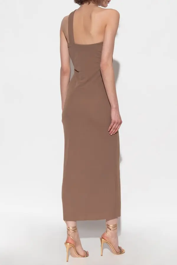 Cult Gaia Asymmetrical One-shoulder Midi Dress