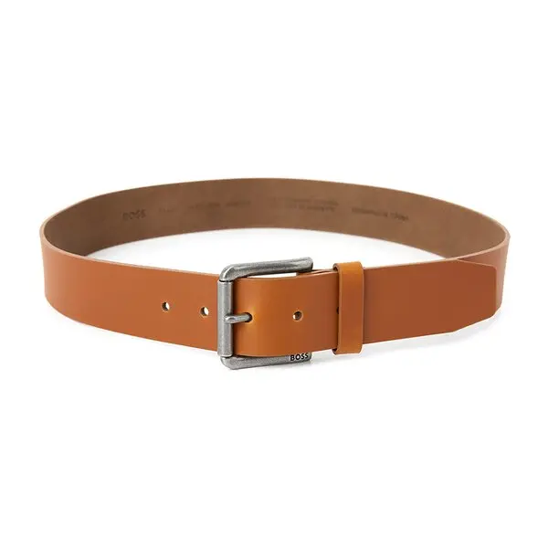 Hugo Boss Leather Buckle Belt - Brown
