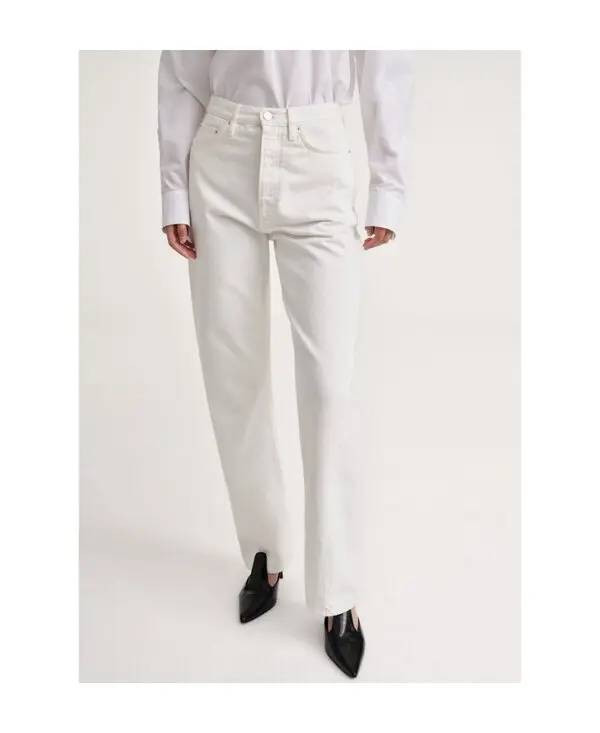 TOTEME High-waisted Straight Leg Jeans