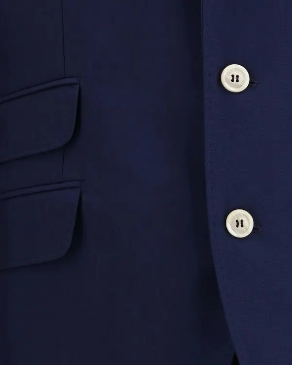 Brunello Cucinelli Button Wool Suit - Black