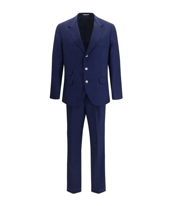 Brunello Cucinelli Button Wool Suit