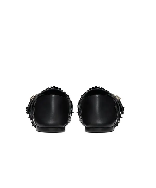 Valentino Garavani Ballerinas With Floral Appliqu