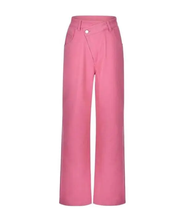 THREE QUARTERS Wide-legged Casual Pants