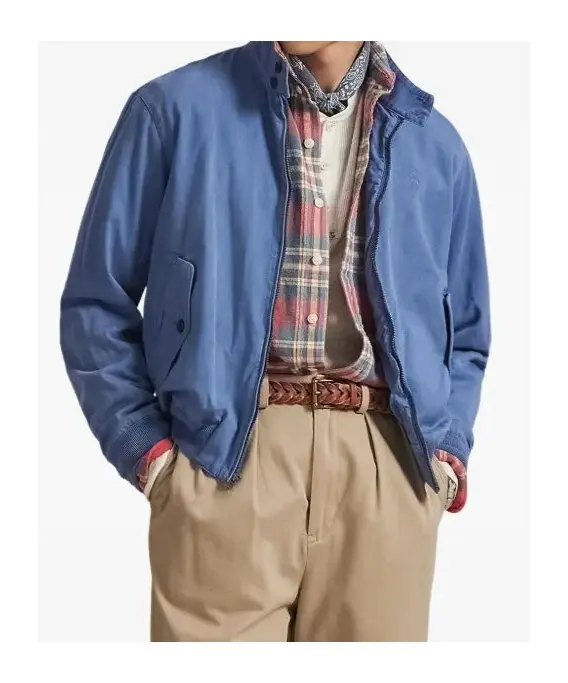 Polo Ralph Lauren Zip-up Cotton Jacket - Blue