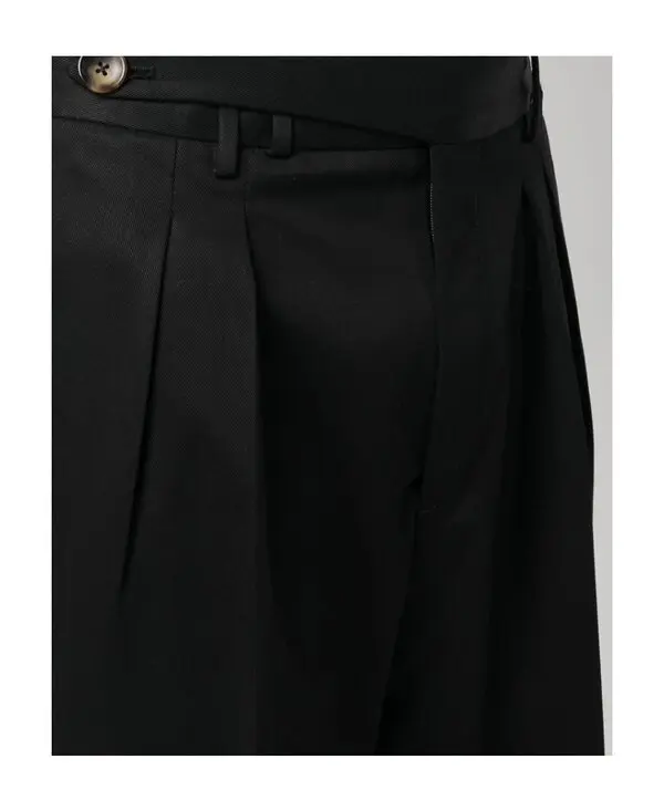 PT TORINO High-waisted Tailored Pants - Black