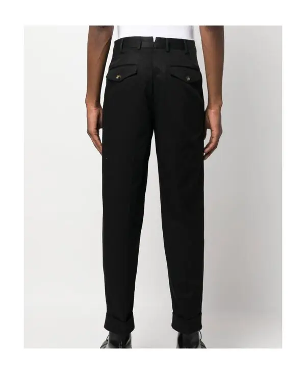 PT TORINO High-waisted Tailored Pants - Black