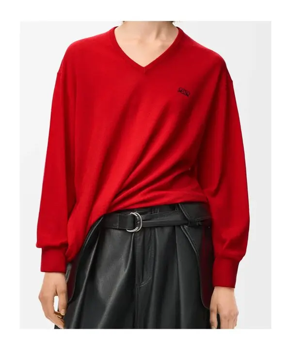 Loewe Asymmetrical Knitted Jumper