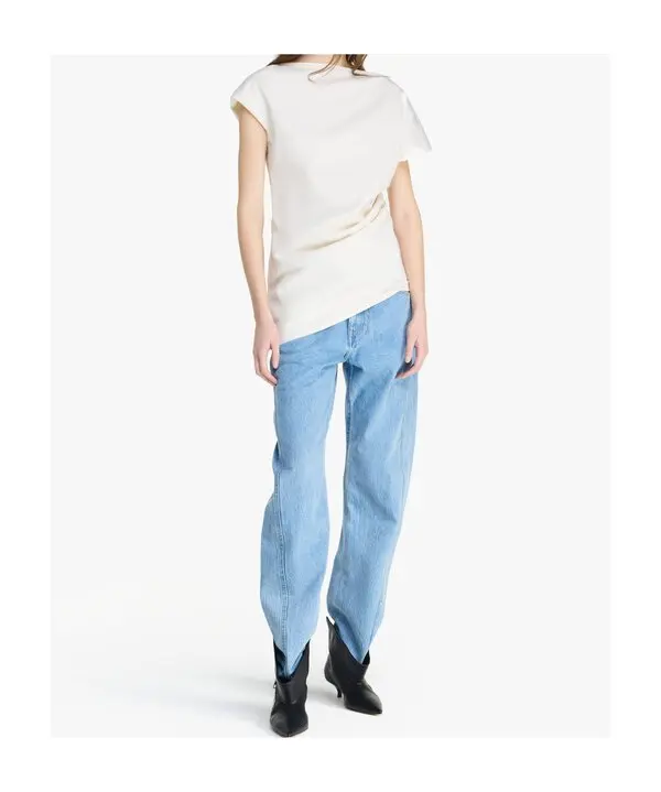 J.W.ANDERSON Lace-panelled Asymmetric Blouse