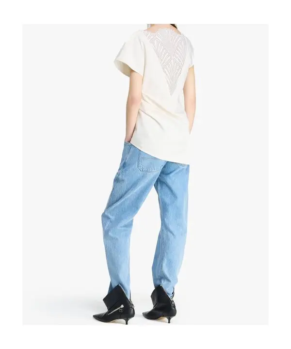 J.W.ANDERSON Lace-panelled Asymmetric Blouse