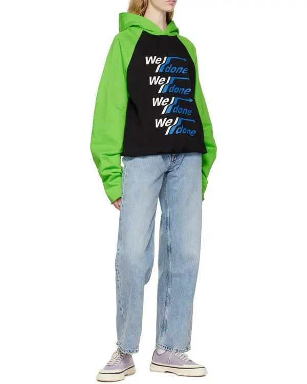 We11Done Graphic-print Cotton Hoodie