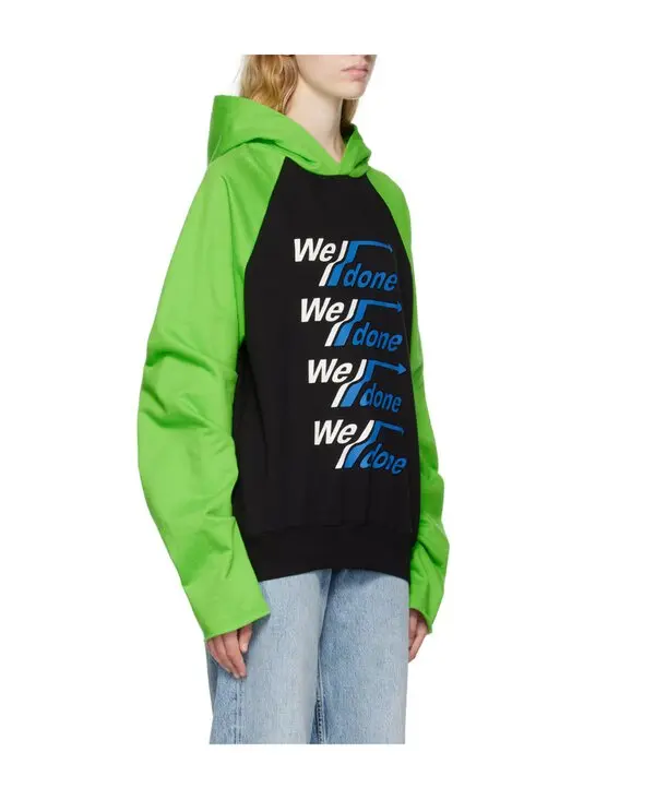 We11Done Graphic-print Cotton Hoodie