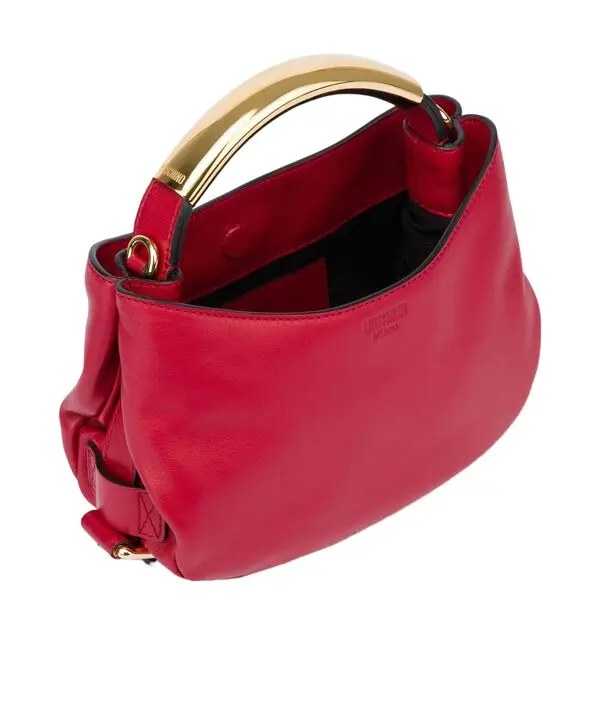 Moschino Detailed Top Handle Bag