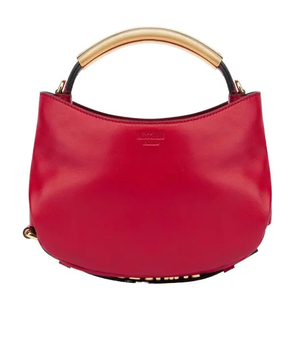 Moschino Detailed Top Handle Bag