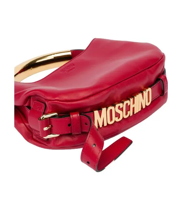 Moschino Detailed Top Handle Bag