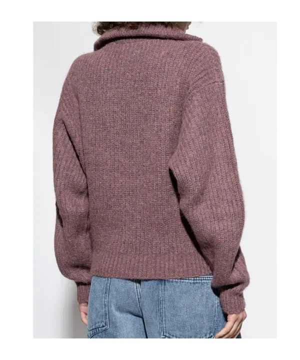 Isabel Marant Étoile Danita Quarter Zip Sweater - Purple