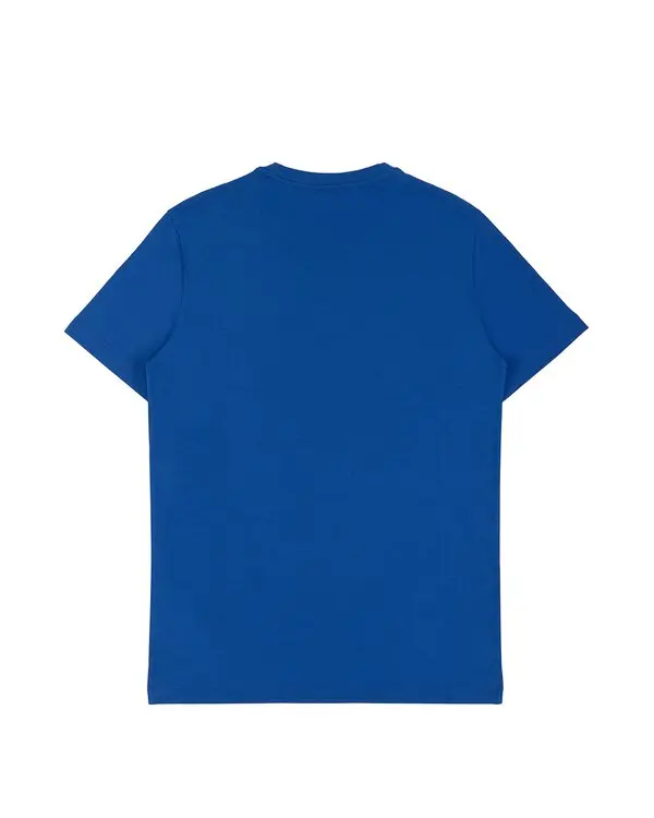 EA7 Logo Printed Round Collar T-shirt