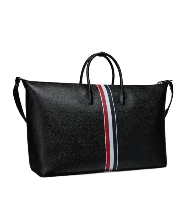 Thom Browne Duffle Bag With Signature Stripe