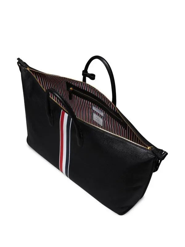 Thom Browne Duffle Bag With Signature Stripe