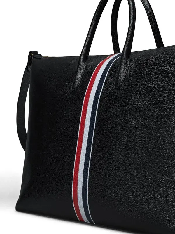 Thom Browne Duffle Bag With Signature Stripe